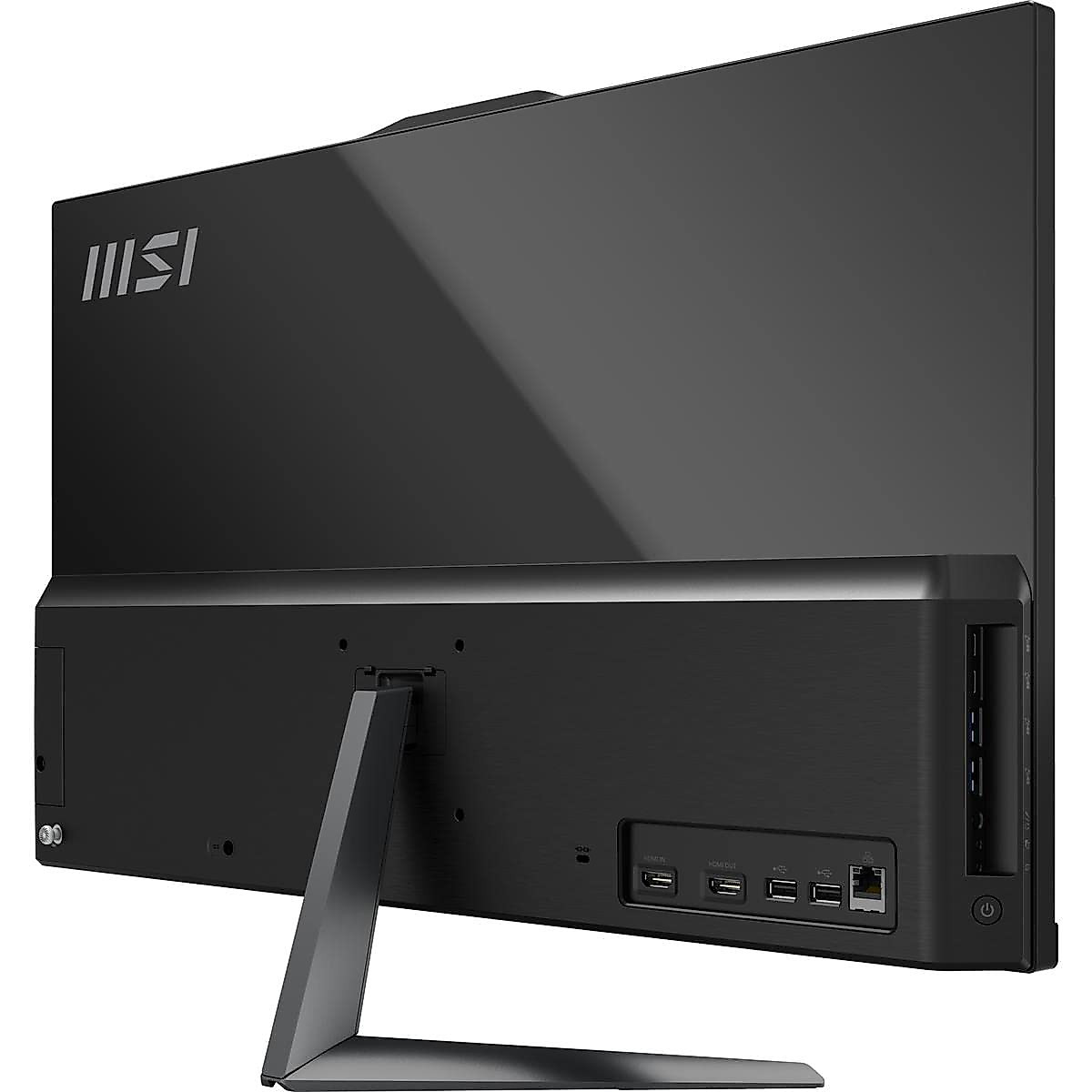 MSI Modern AM272P AIO Desktop, 27" FHD IPS-Grade LED, Intel Core i5-1240P, 8GB Memory, 512GB SSD, WiFi 6, BT 5.1, Black, Windows 11 Home (12M-029US)