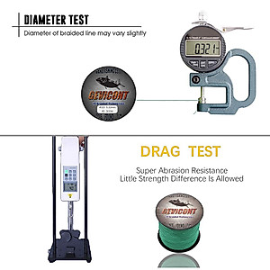 GEVICONT Fishing Line Braid high power fishing accessories 100% PE 8-Strand 300m/328yd 500m/547yd 1000m/1094yd 10lb to 300lb Multiple Colors for trolling fishing