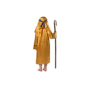 Dress Up America Saint Costume for Kids - Boys Shepherd Costume - Brown and Gold Biblical Costume for Kids