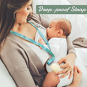 BumbleBee Manual Breast Pump with Suction Base 4oz/110ml, Silicone Breastfeeding Pump Milk Collector with Pink Heart Pump Stopper&PP lid