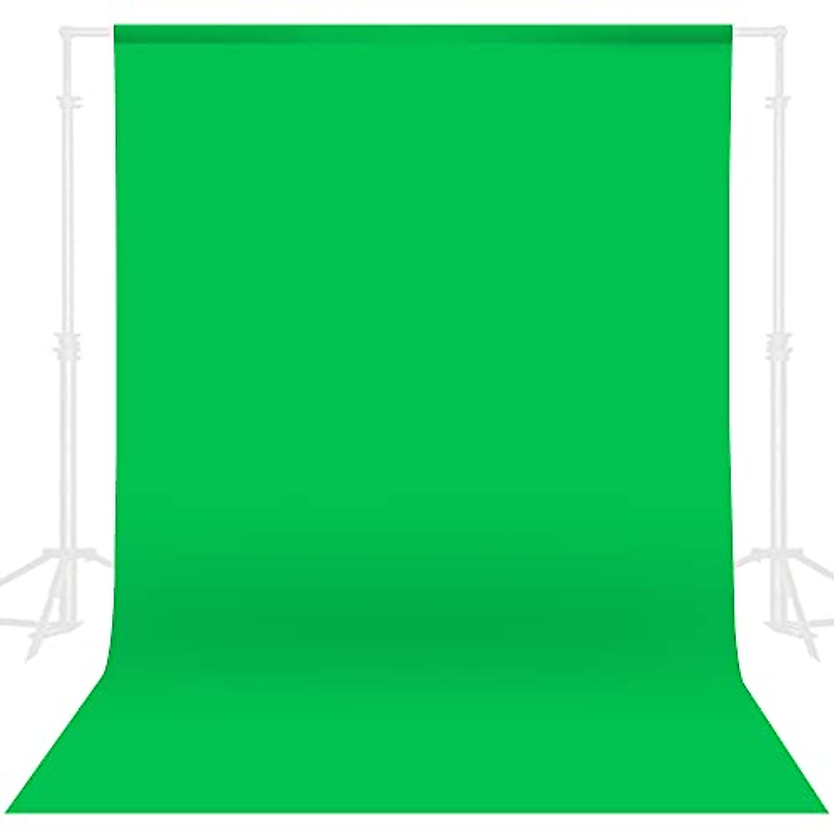 GFCC Green Screen Backdrop - 8FTX10FT Polyester Photo Backdrop for Photoshoot Greenscreen Background for Photography Video Recording Photo Background