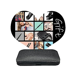 8 PCS Premium Manicure Set, AULLUA Nail Clippers, Professional Grooming Gift Kit, Pedicure Kit, Stainless Steel Facial, Cuticle, Nail Care Tools with Luxurious Portable Travel Case, for Women & Men