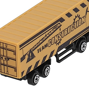 Simulation Mine Truck Model, Alloy Construction Engineering Trucks Model Big Trailer Transport Vehicle Static Car Model Toy