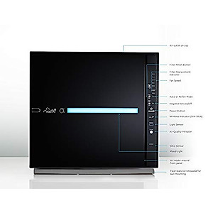 Rabbit Air MinusA2 Ultra Quiet HEPA Air Purifier w/WiFi (SPA-780N, Black, Germ Defense)