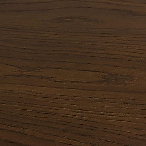 Amazon Brand – Rivet Mid-Century Round Wood Dining Table, 42"W, Chestnut