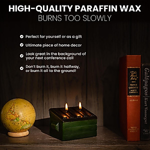 Wick Works | Large Dumpster Fire Candle | Parafin Wax | Unique Funny Gift Novelty Adults Can Enjoy! (Cedar)