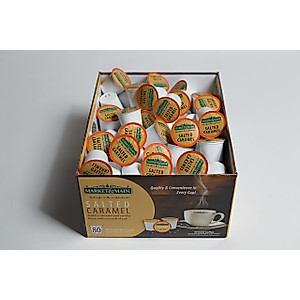 Market & Main One Cup, Salted Caramel, Compatible with Keurig K-cup Brewers, 80 Count