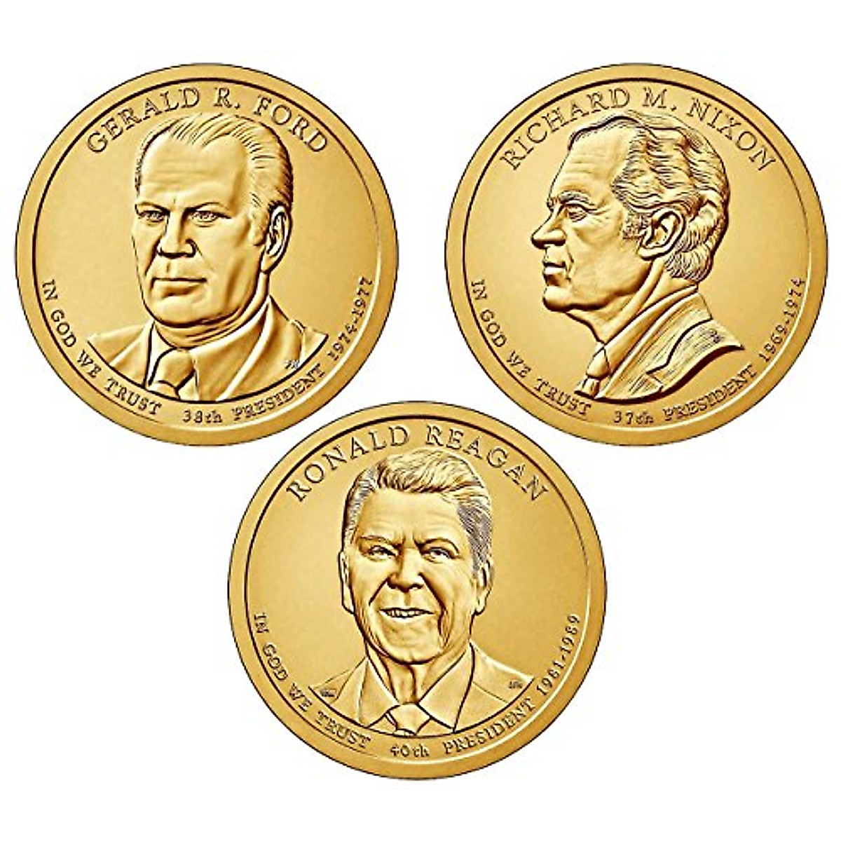 2016 P, D Presidential Dollar 6-Coin P & D Uncirculated