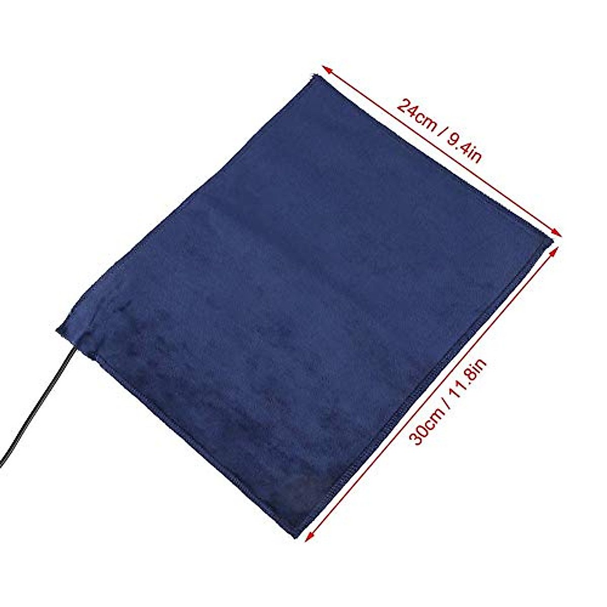 Akozon USB Heating Pad 5V 2A Electric Cloth Heater Washable Foldable Pad 45℃ 9.511.8in 3 Mode Adjustable Temperature and Timer for Clothes Seat Pet Warmer