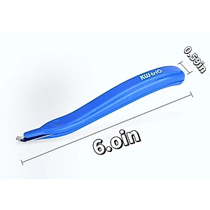 Professional Magnetic Staple Remover Puller Rubberized Staples Remover Staple Removal Tool for School Office Home (5blue+2black)