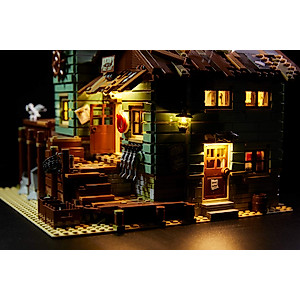 LED Lighting Kit for Lego Old Fishing Store - 21310 (Lego Set NOT Included)