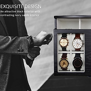 Decorebay Sawyer Valet Station, Watch Case and Jewelry Box Organizer