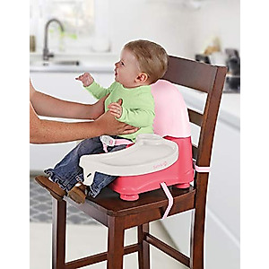 Safety 1st Easy Care Swing Tray Feeding Booster, Coral Crush, One Size