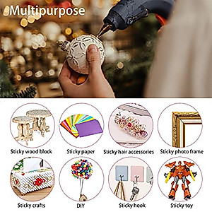 Mini Glitter Hot Glue Sticks 14 Colored for DIY Art Craft,4 inches 80 pcs