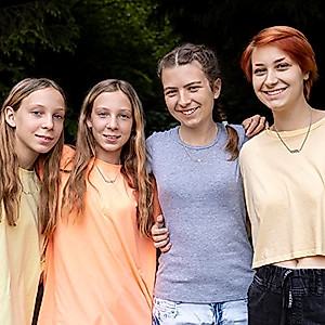 Best Friend Necklaces for 2/3/4/5 Sister Necklace for Girls Friendship Gifts Heart Matching Necklaces Bff Necklace Gifts for Friends Sisters