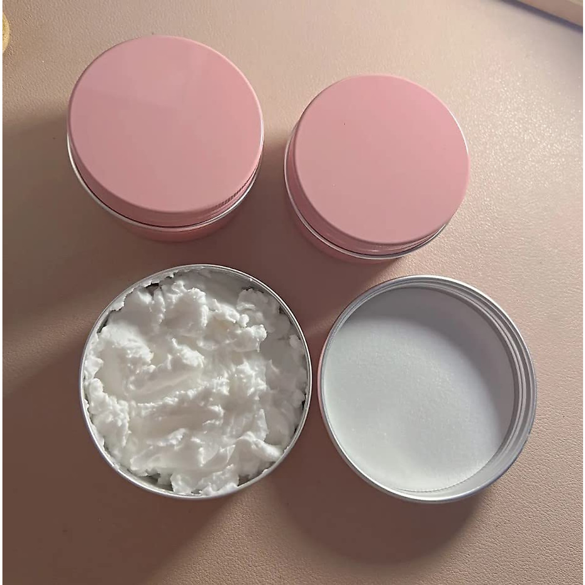 Othmro 1Pcs Round Aluminum Cans Tin Can Screw Top Metal Lid Containers 200ml/6.8 oz, 92 * 45mm (D*H) Silver Color Aluminum Containers for Lip Balm, Crafts, Cosmetic, Candles