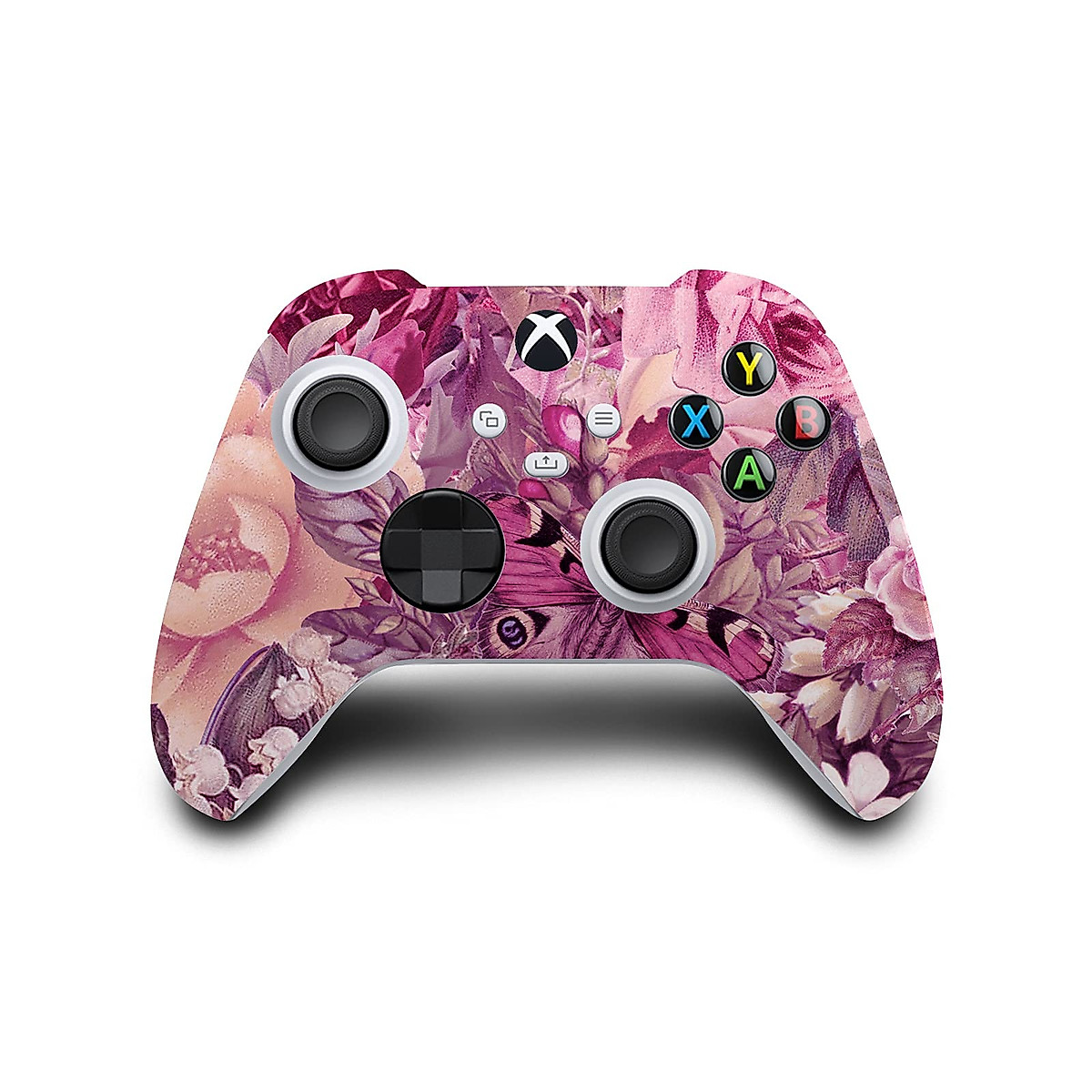 Head Case Designs Officially Licensed LebensArt Butterfly Romance Art Mix Vinyl Sticker Gaming Skin Decal Cover Compatible With Xbox Series X Console and Controller Bundle