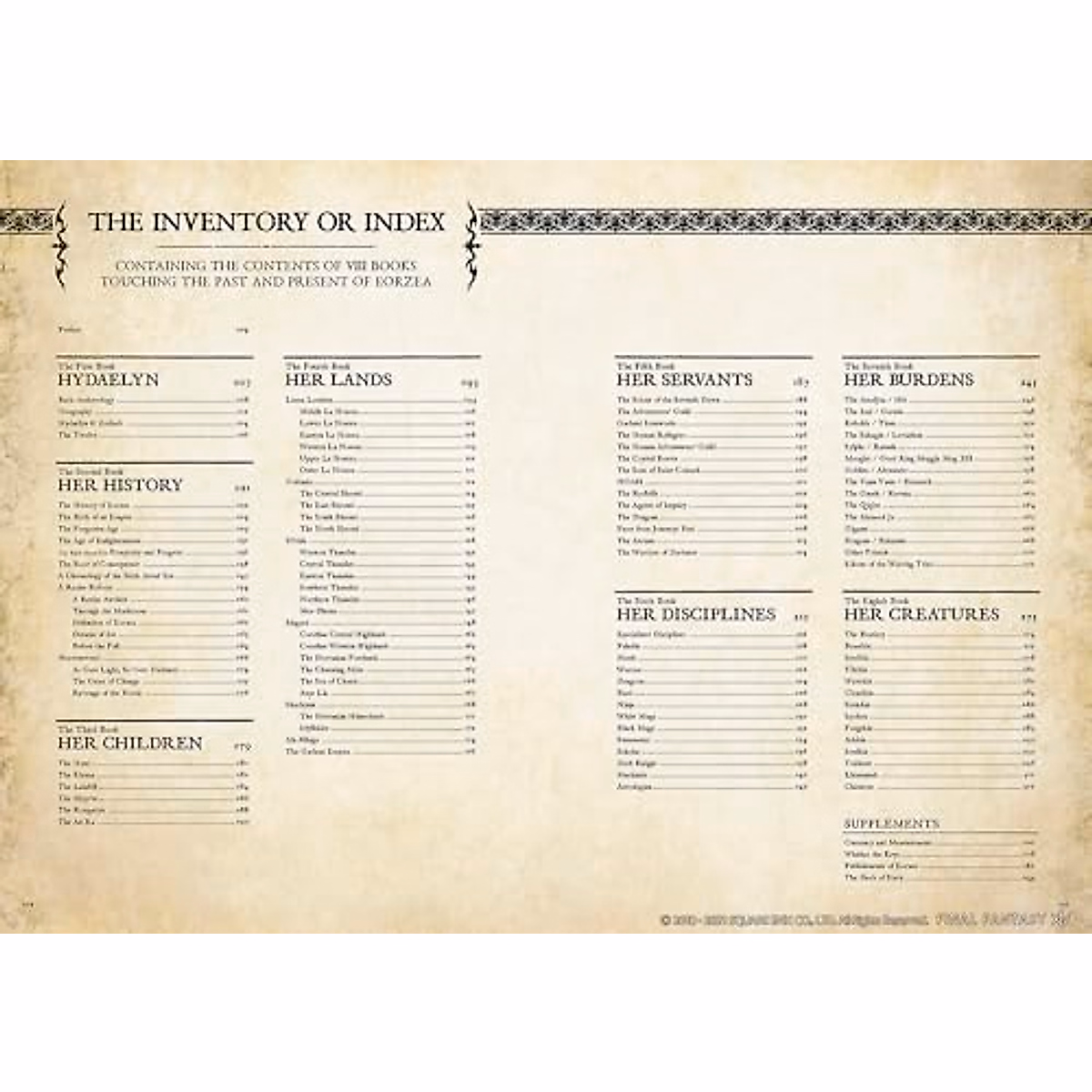 Encyclopaedia Eorzea ~The World of Final Fantasy XIV~ Volume I