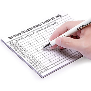 Yellow Mountain Imports Mexican Train Dominoes Scorepad - 50 Sheets