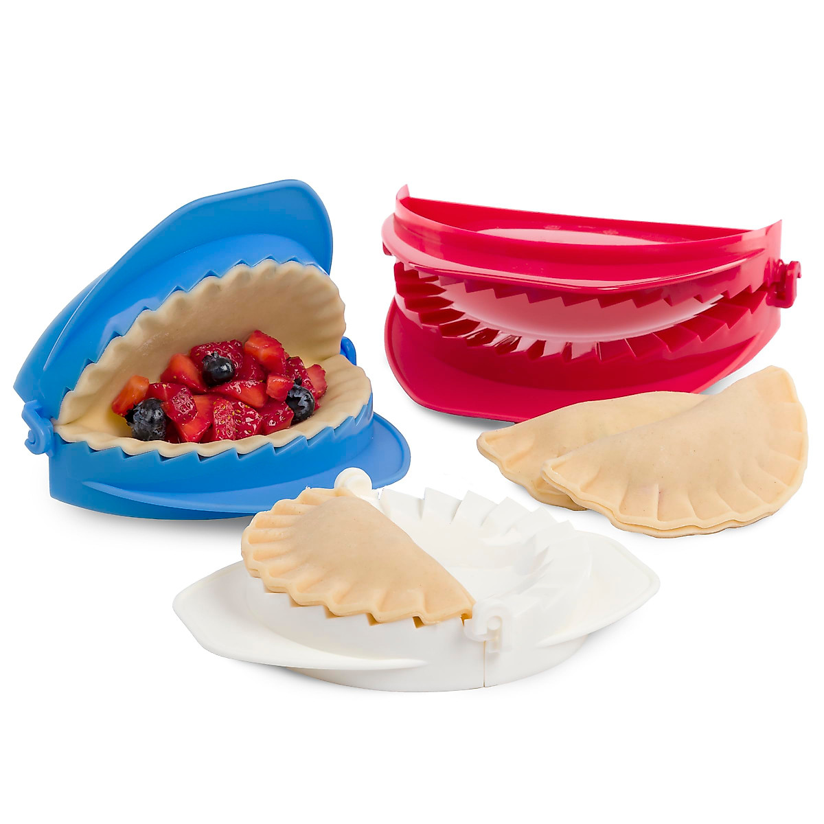 Prepworks Multifunctional Dough Press, Set of 3 Sizes Included - 4 inch/5 inch/6 inch