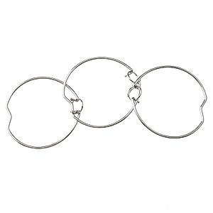 20pcs Lamp Retaining Spring Clip Ring Compatible with 50mm MR16 GU10 Spot Light Downlight