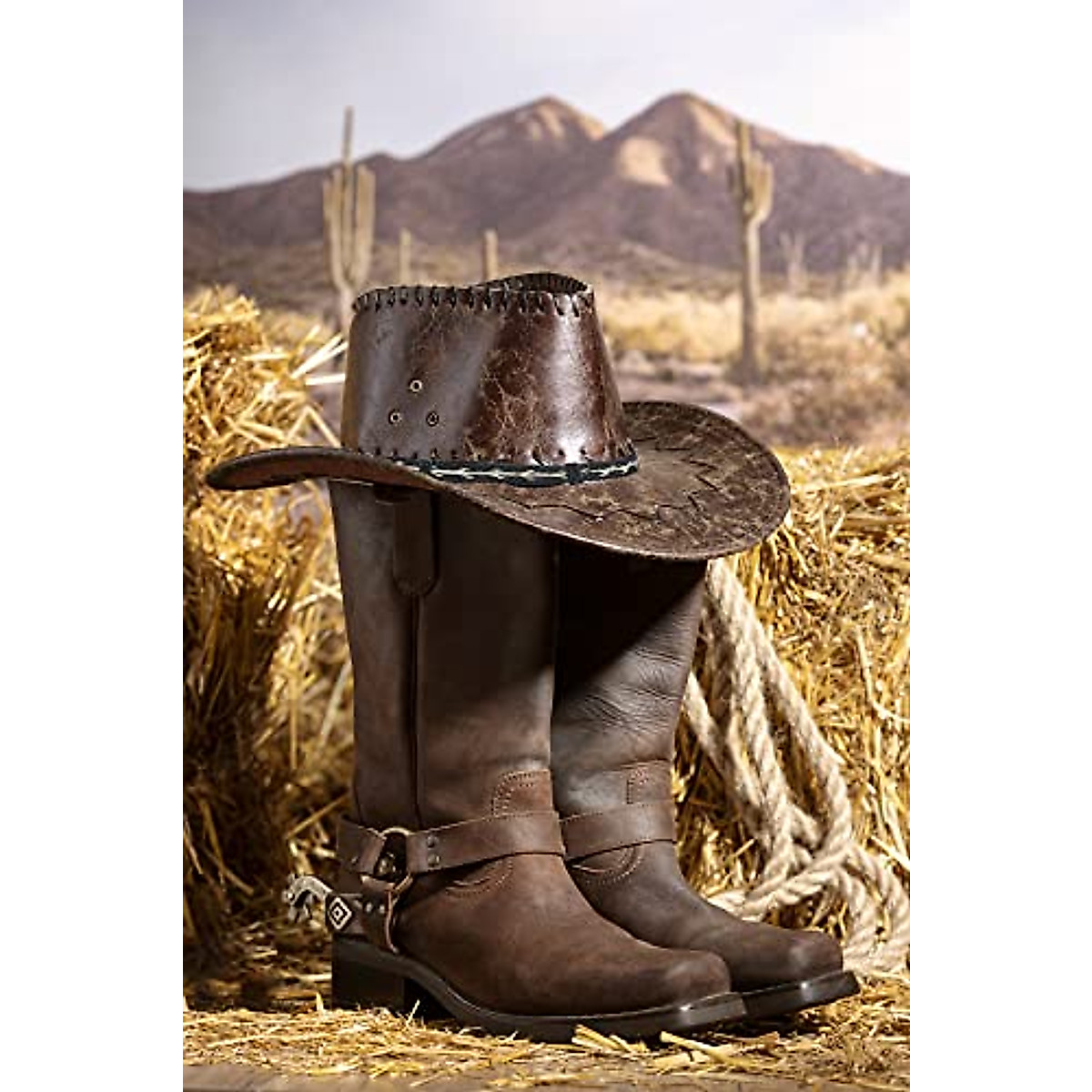 Gamboa Cowboy Hat Band Hat Bands for Cowboy Hats Cowboy Hat Band for Men Cowboy Hat Bands for Women Hair Bands Black