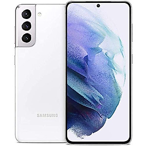 Samsung Galaxy S21 5G (SM-G991B/DS) Dual SIM 256GB, 6.2”, Factory Unlocked GSM, International Version - No Warranty - Phantom White