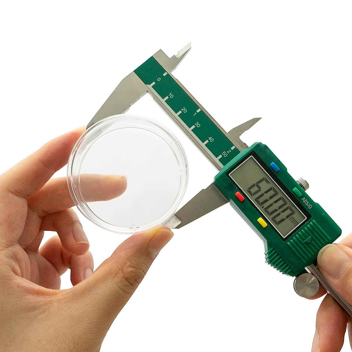 CryoKing 500 Pack Petri Dish, 60×15mm Sterile Thick Petri Dishes with Lid, Clear Stackable Thick Plastic Culture Dishes for Lab Experiment, School Science Project, Myclogy, Biology