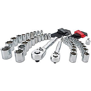 CRAFTSMAN Socket Set, 3/8 and 1/4-inch Drive, 71-Piece Mechanic Tool Set with VERSASTACK Storage (CMMT45071)