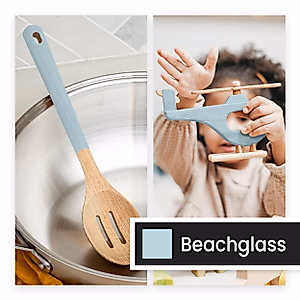 Real Milk Paint, Wood Paint for Furniture, Matte Paint for Cabinets, Walls, Brick, and Stone, Water Based Organic, No VOC, Beachglass, 1 Pint