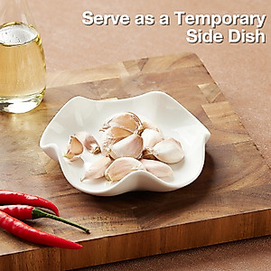 Mfacoy Spoon Rest for Stove Top, 5.3 Inch Ceramic Spoon Holder for Kitchen Counter, Coffee Spoon Holder, Cooking Utensil Rest for Spoons, Ladles, Tong, Heat-Resistant Spoon Rest, Housewarming Gifts