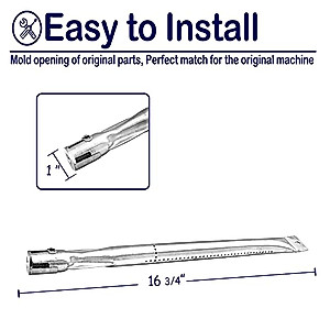 YOUFIRE Gas Burners Tube Stainless Steel BBQ Grill Replacement Parts for Kenmore Series Models and Master Forge 3218LT, 3218LTN, L3218, SH3118B 5 Pack Pipe