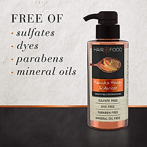 Hair Food Food Manuka Honey and Apricot Moisture Conditioner, 10.1 Ounce