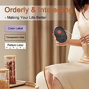 CT521B Label Maker Machine with Tape, Perfect for Women, Wife,Mom,Grandma, Available for Home Office Organization Mother's Day Decor Birthday Gift