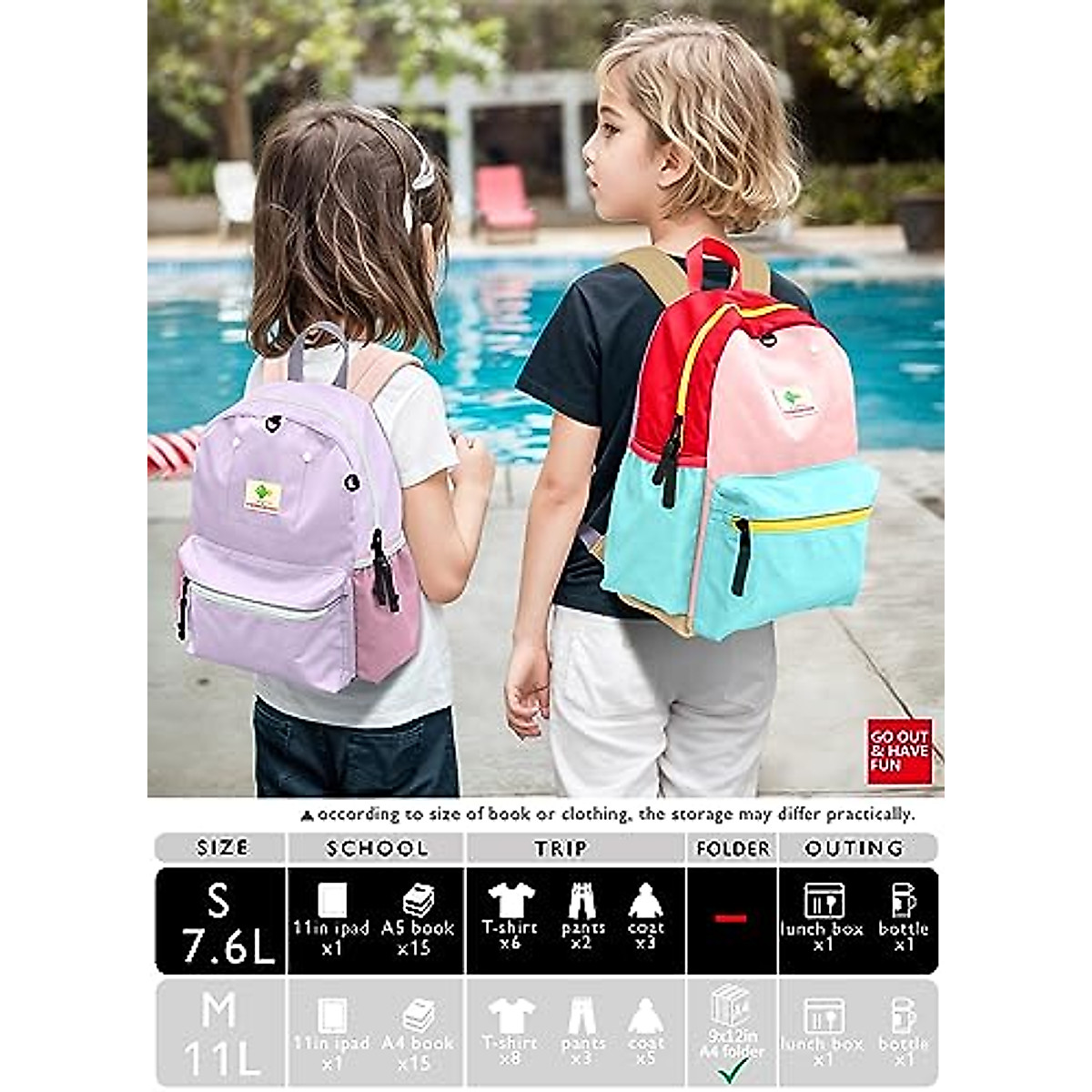 Preschool Toddler Backpack For Boys Girls, Toddler School Mini Backpack For School & Travel, Small Kids Child Backpacks, Preschool Kindergarten Elementary Toddler bag, 11" H, For Kids 2-4, Small