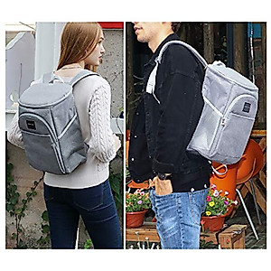 JUMO CYLY Insulated Cooler Bag Backpack soft Leakproof Lunch Backpack, 20 Can (Blue)