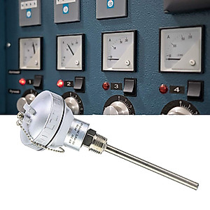 1/2" NPT Thread Thermocouple Terminal Head RTD PT100 Stainless steel Temperature Sensor Probe (100mm)