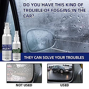 Car Glass Fog Rainproof Agent Fog Spray For Car Windshield Fogging Rainproof Nano Rain Remover 30 And 100ml Car Interior Accessories (A-100ML, 1 Size)