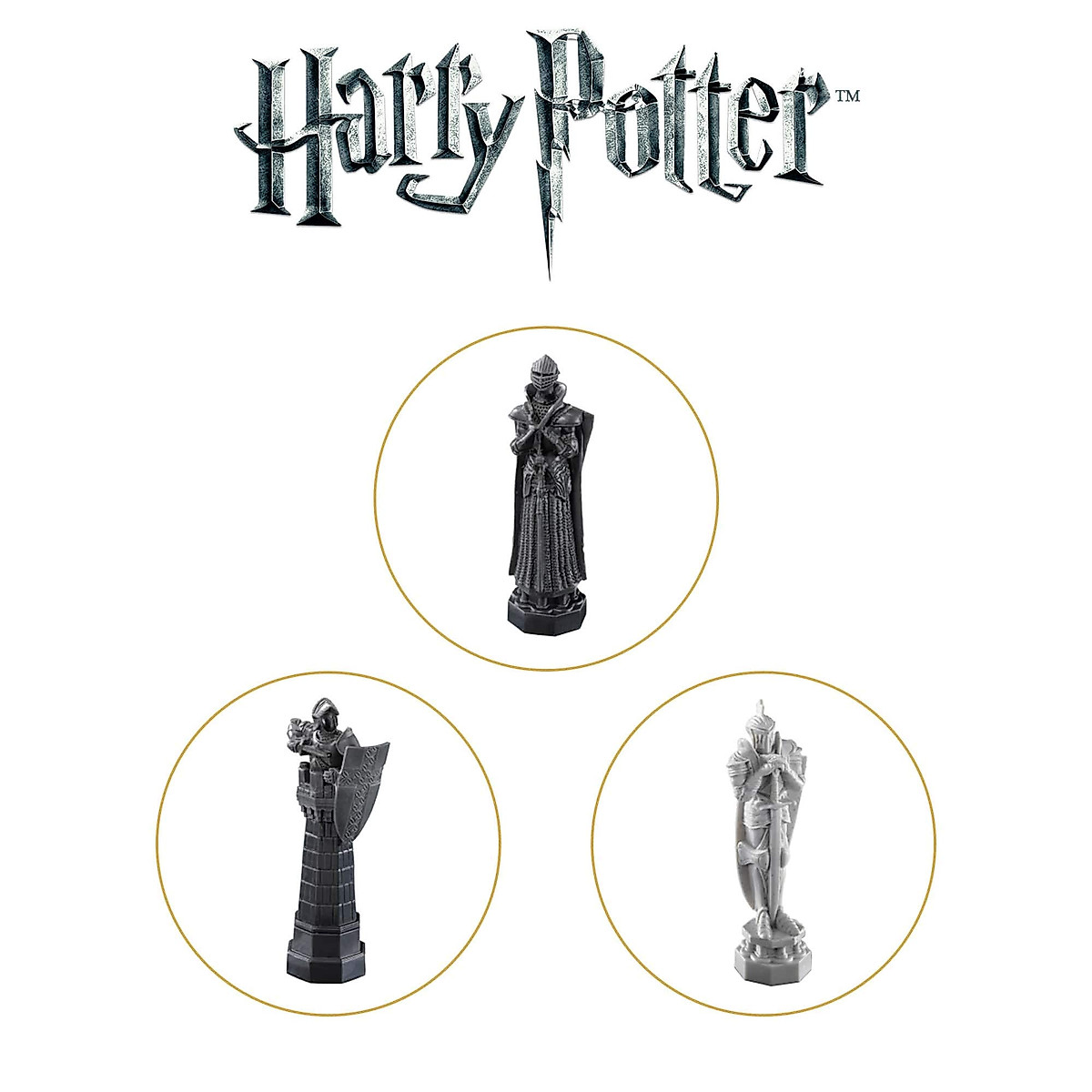 The Noble Collection Harry Potter Wizard Chess Set - 32 Detailed Playing Pieces - Officially Licensed Harry Potter Film Set Movie Props Toys Gifts