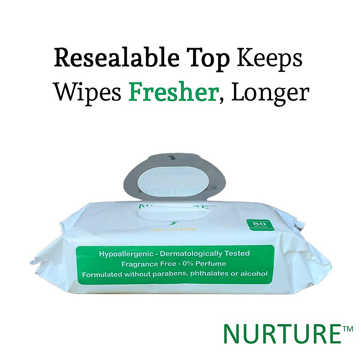 Nurture Baby Ultra Soft Premium Quality Baby Wet Wipes by BioBag, White, 960 Count, Chemical Free, Fragrance Free, Eco Friendly, Hypoallergenic