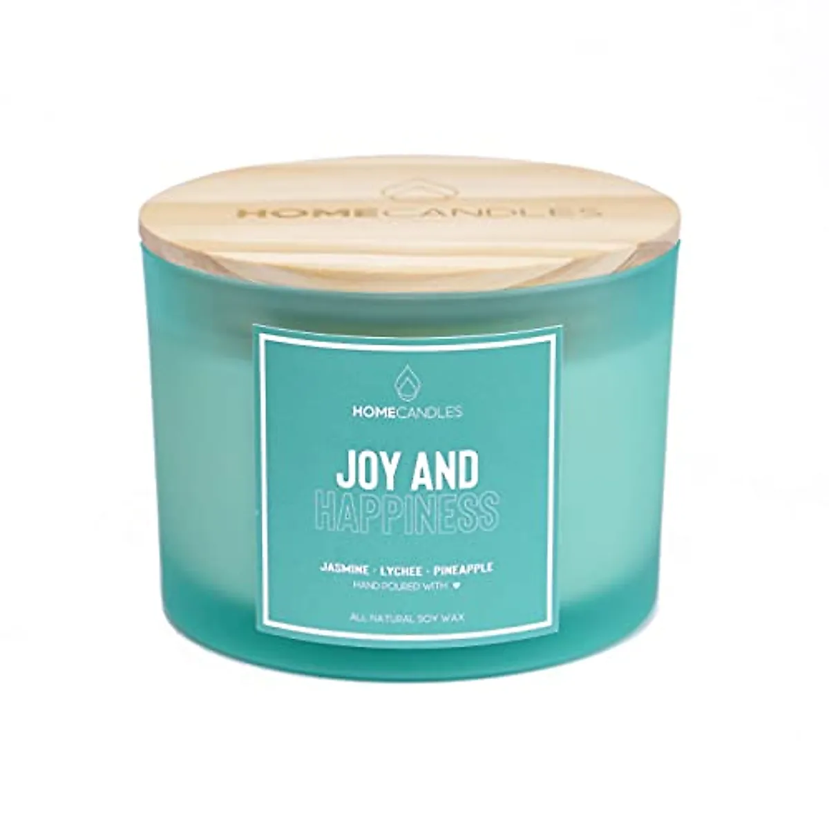 Joy and Happiness Scented Candle | Natural Soy Candle | Luxury Scented Candle | Soy Wax Candle | Handmade Candle | Home Candles | Gift Box Candle (Large)