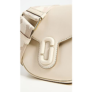 Marc Jacobs Women's The Small Saddle Bag, Cloud White, One Size