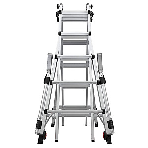 Little Giant Ladders, Epic, M22, 22 foot, Multi-Position Ladder, Aluminum, Type 1A, 300 lbs weight rating, (16822-818)