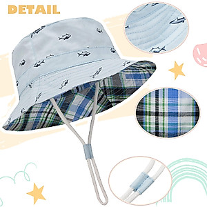 Durio Baby Sun Hat Sun Protection Baby Hats Double Sides Toddler Sun Hats Cap Summer Beach UPF 50+