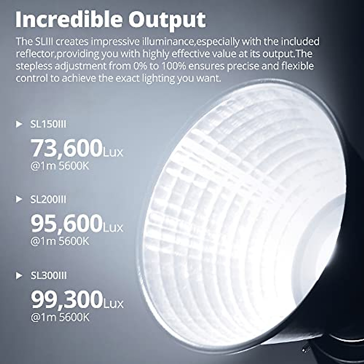 Godox SL150III SL150WIII 160W 5600K Daylight Balanced LED Video Light, with Strong Power Mode,Silent Mode, FX Effects for Newborn Photography,Portrait,Interview Lighting, Video Filming.