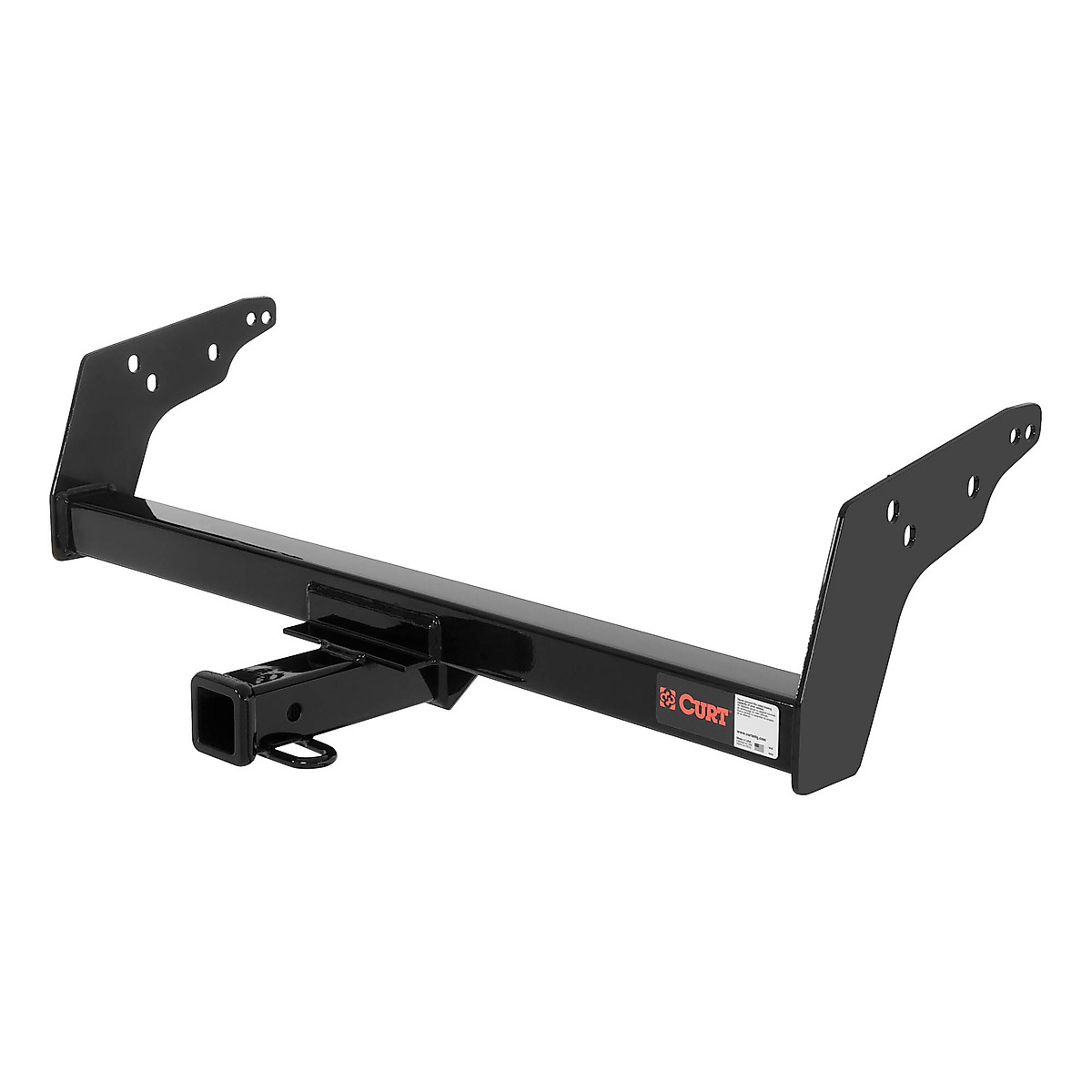 CURT 13021 Class 3 Trailer Hitch, 2-In Receiver, Concealed Main Body, Fits Select Chevrolet S10, GMC S15, Sonoma, Isuzu Hombre