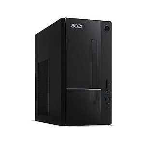 acer Aspire TC-1770 Tower Desktop, 13th Gen Intel Core i5-13400(Beat Intel i7-1255U), 12GB RAM, 512GB SSD, Wi-Fi 6, HDMI, Wired Keyboard and Mouse, Windows 11 Home, Black