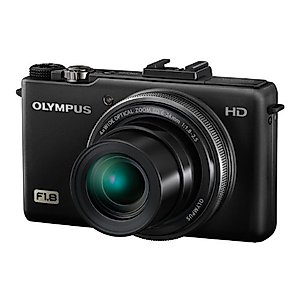 Olympus XZ-1 10 MP Digital Camera with f1.8 Lens and 3-Inch OLED Monitor (Black) (Old Model)