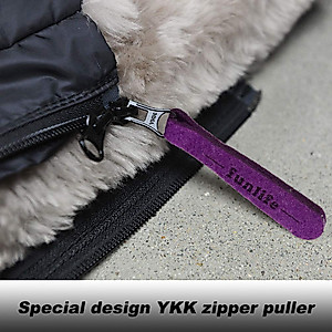 3 in 1 Australia Sheepskin Footmuff for All Stroller,Weather Resistant,Height and Temperature Adjustable Stroller Bunting Bag,High Performance Lambskin Bunting Bag for Travel Gear