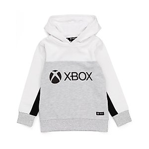 Xbox Hoodie Boys Kids Game Console logo Grey Hooded Sweatshirt Merchandise 10-11 Years
